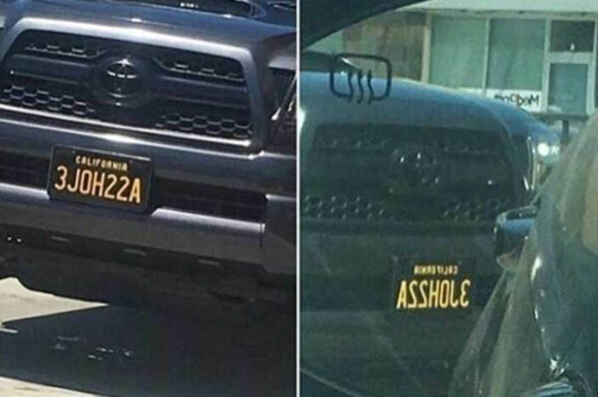 PHOTO: Can You Tell What Secret Message This License Plate Contains ...