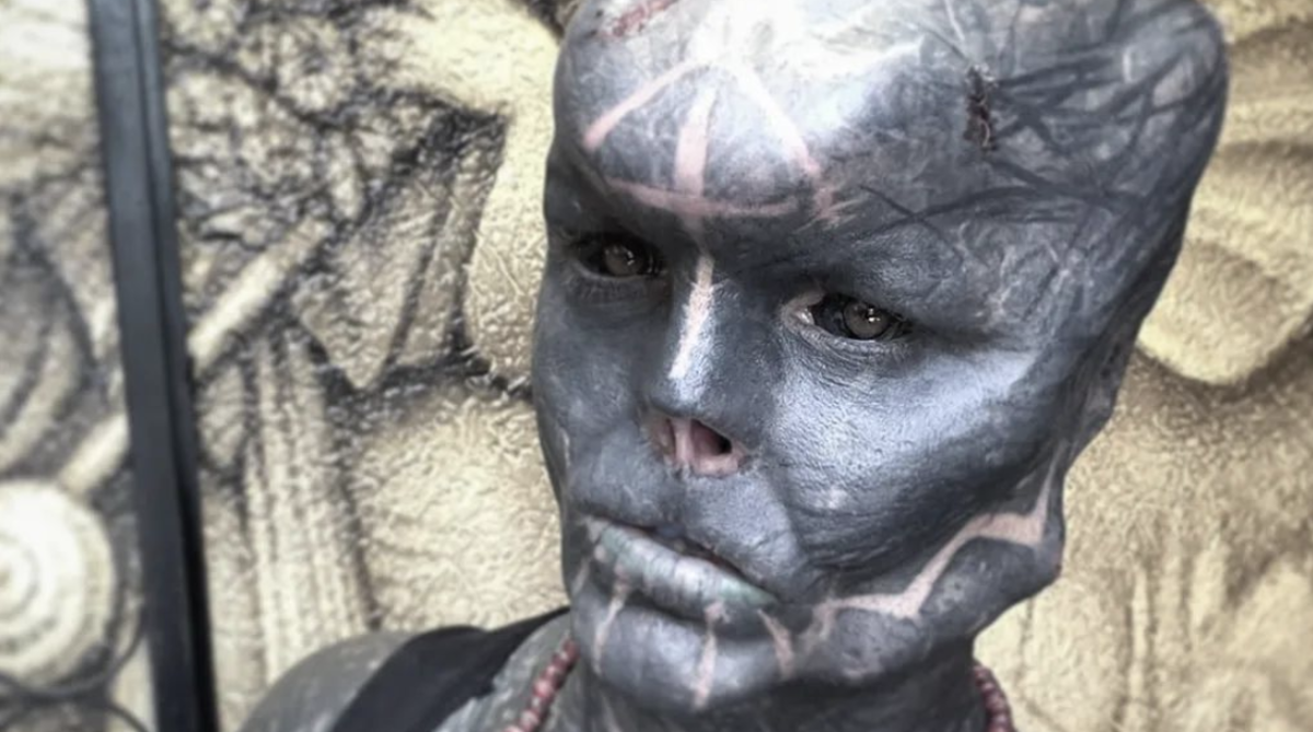 Tattooed "Black Alien" Can't Find Job Due To His Looks, Here's What He ...