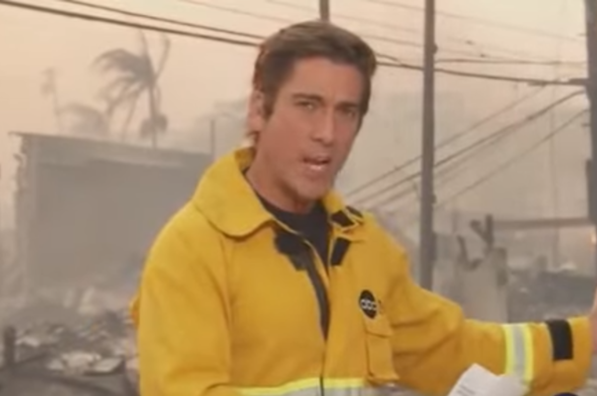News Anchor Covering LA Fires Sparks Outrage After Viewers Spot Small ...